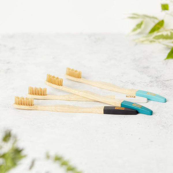 Bamboo Toothbrushes | Natural Toothbrush Set | Jungle Culture